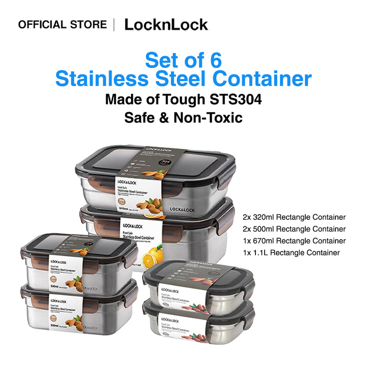 Stainless Steel Food Keepers – LocknLock
